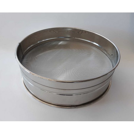 Setaccio per farina in acciaio inox 18/10 di alta qualità. Robusto.