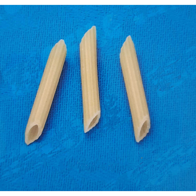 Trafila per la macchina pasta La Pamigiana. Formato penna zigrinata.