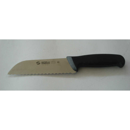 Coltello pizza seghettato Sanelli. Lama satinata acciaio inossidabile.